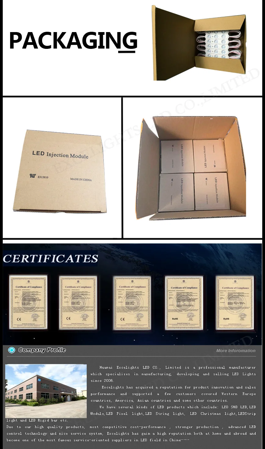 Ready Stock 1.5w Ce Rohs Backlight Channel Letter Sign Board 3 Chips ...