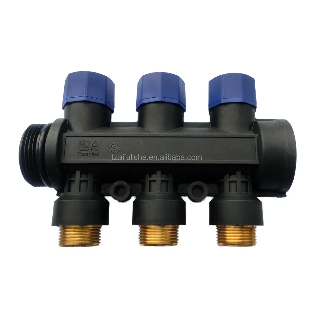 Ppr Pipe Manifolds / Collectors For Underfloor Heating System - Buy ...