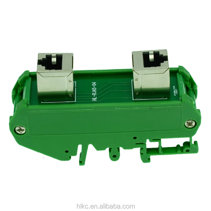 Din Rail Mount Rj45 Module,Rj45 8p8c Breakout Board,Terminal Block ...