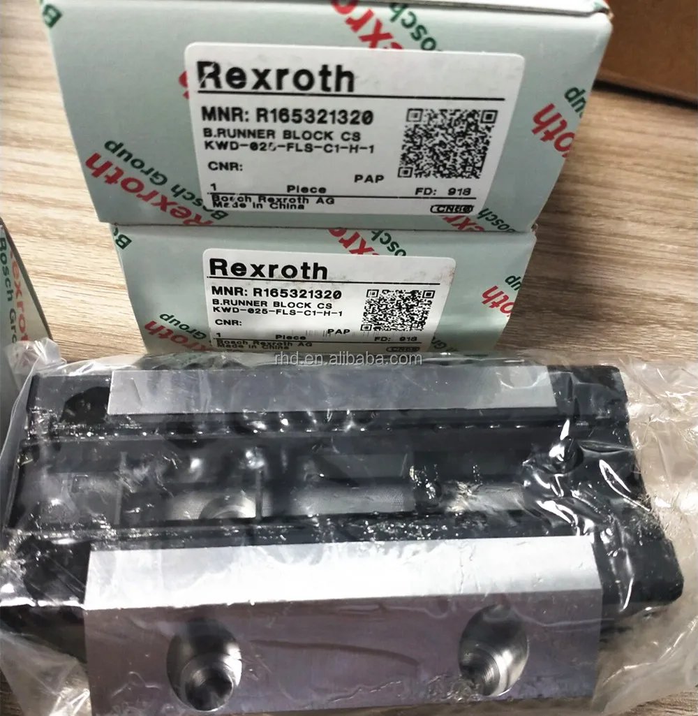 Rexroth Linear Motion Bearing R165389320 R165389420 Linear Carriage ...