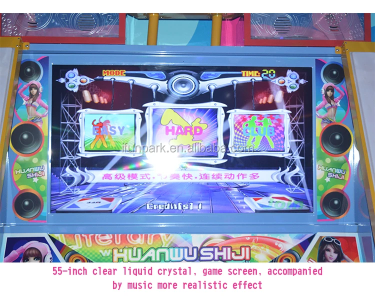 IFUN Coin Operated Arcade Dancing Simulator Game Machine
