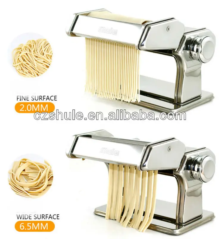 150mm Stainless Steel 430 Pasta And Noodle Making Machine Lfgb Dolly ...