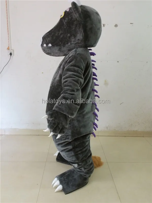 Kostum Serigala Realistis Biru/kostum Maskot/kostum Maskot Serigala ...