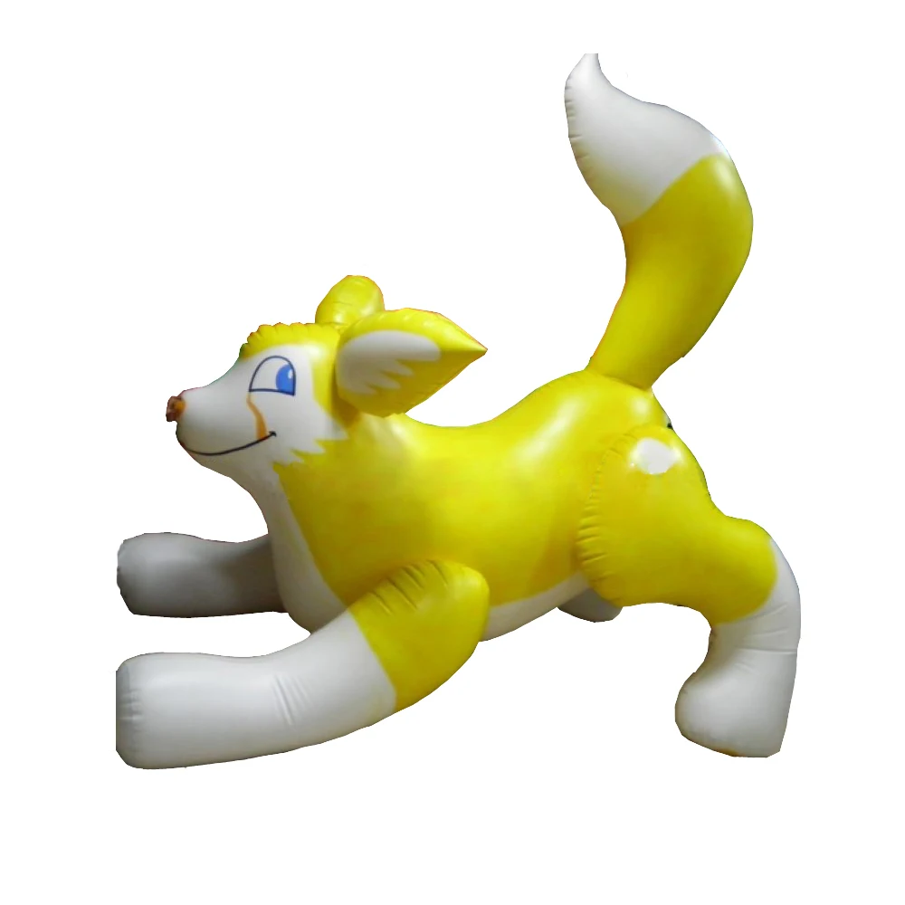 Yellow Pvc Inflatable Husky Dog Animals Pool Toy - Buy Inflatable Husky ...