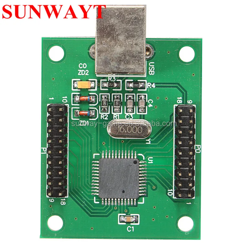 2 Player Arcade To Usb Controller Wiring Kit For Mame Keyboard Encoder ...
