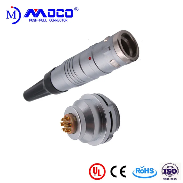 7 Pin Metal Connector Circular Waterproof Connector 1k Fgg Male Plug ...