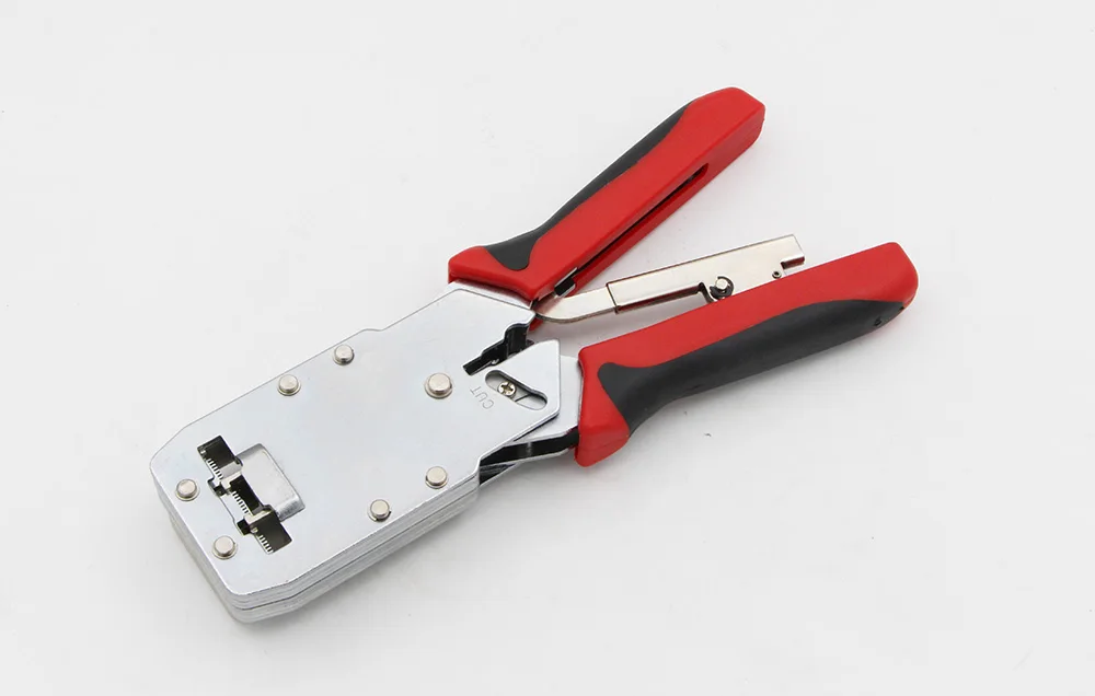RJ45/RJ11 Modular Crimping Tool AMP Cat6 RJ45 RJ11 Crimper Stripper ...