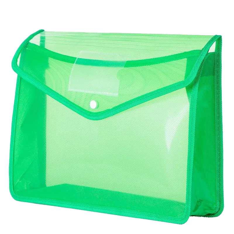 Durable, Eco-Friendly Plastic Document Bags - A2, A3, A4