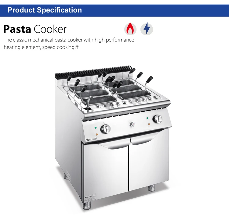 Hotel Restaurant Furnotel 700 Modular Electric 4 Baskets Pasta Cooker ...