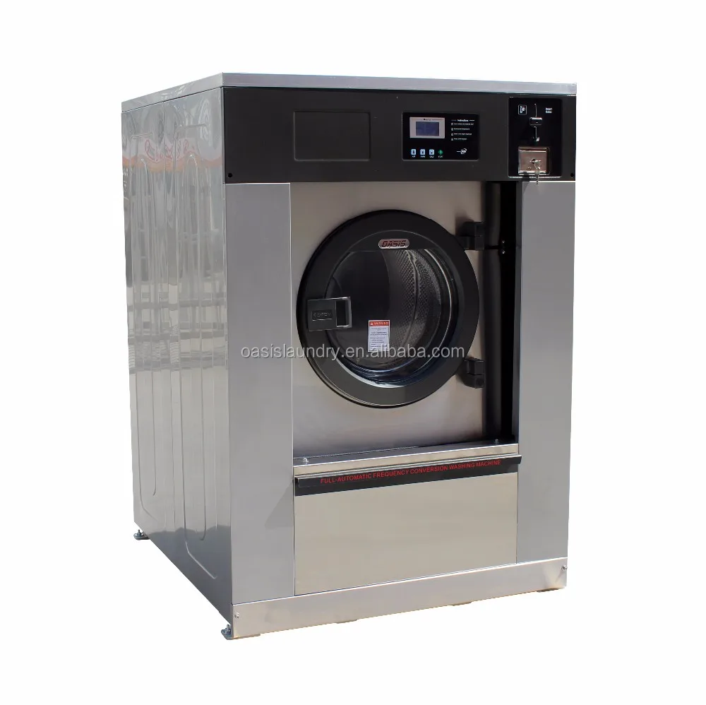 25kg Automatic Frequency Conversion Soft Mounted Laundry Vending ...