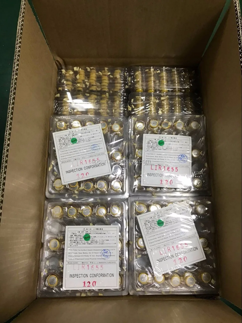 3v Lithium Cr2450 Cr2032 Battery With Solder Tabs Pins Legs For Machine ...