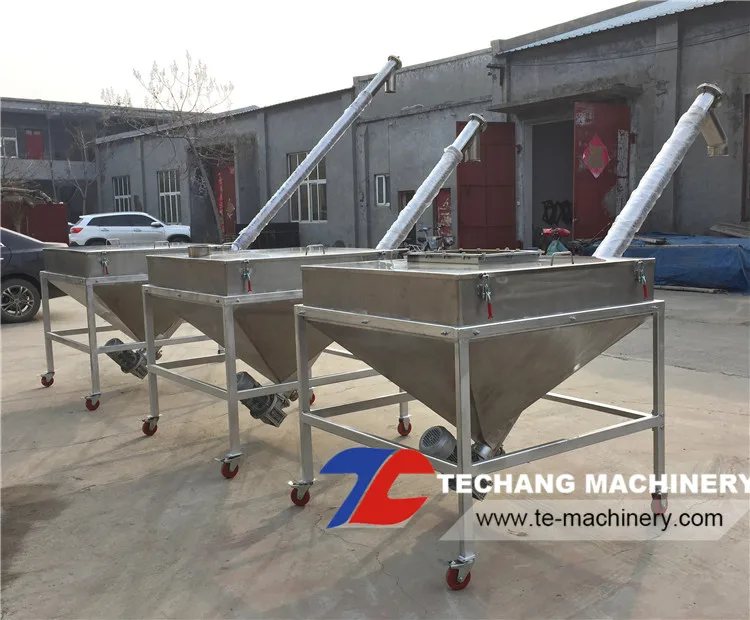 Inclined Hopper Auger Conveyor Screw Feeder - Buy Inclined Hopper Screw ...