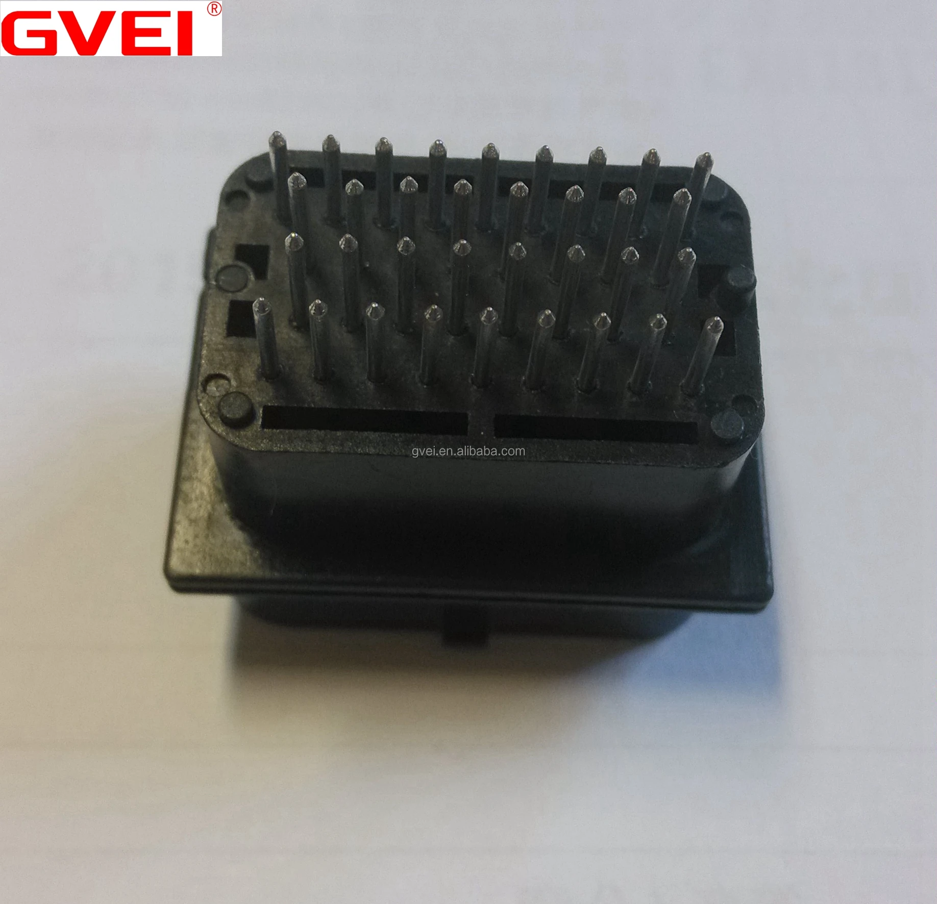 Pcb Automotive Connector Black Pa66 Gf30 Connector Straigh Pin 34p ...