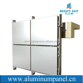 Building Decorative Wall Cladding Fixing System Aluminum Solid Wall ...