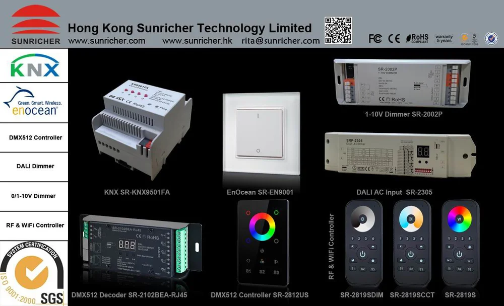 Wall Mounted Dali Touch Switch/dali Touch Dimmer Switch - Buy Touch ...