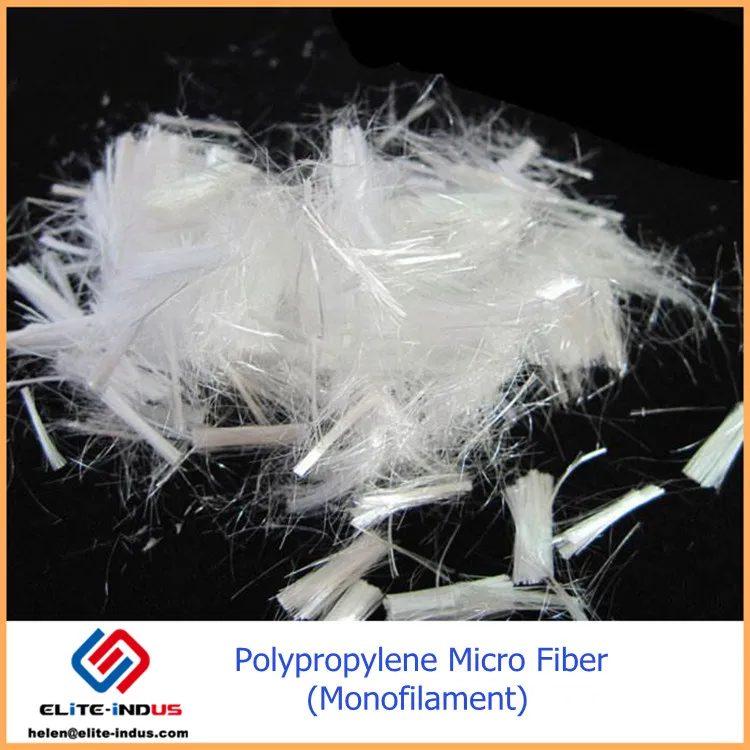 Polypropylene Microfibre Non- Fibrillating Monofilament Pp Fibre - Buy ...