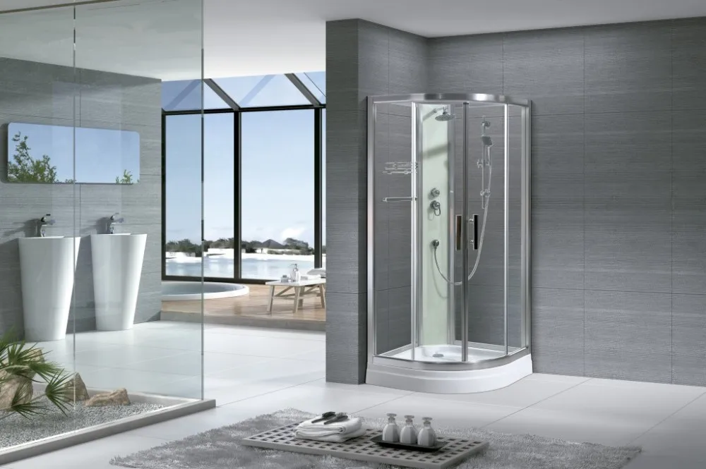 Simple Complete Shower Room,Prefab Shower Cabin With Acrylic Shower ...
