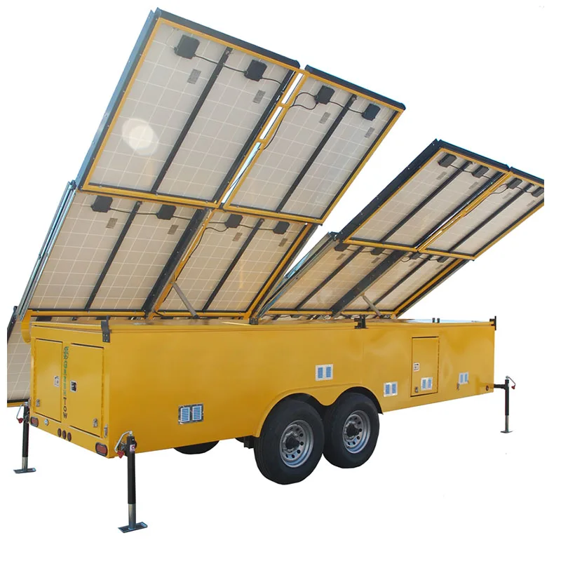 2019 New Mobile Solar Power Trailer - Buy Solar Trailer,Mobile Solar ...