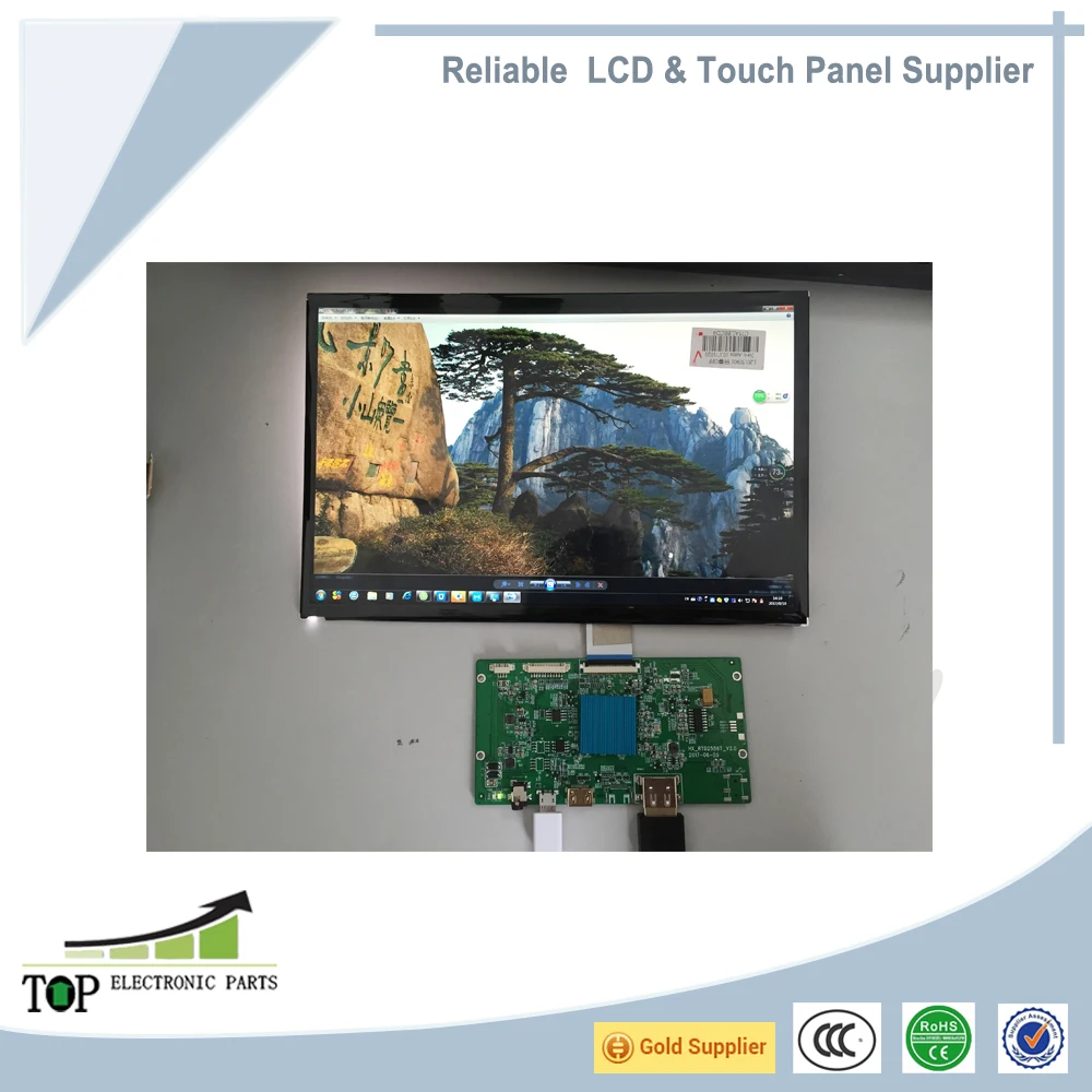 30 Pins Connector Edp Ips Screen Lcd Display 10.1 Inch Video Player ...