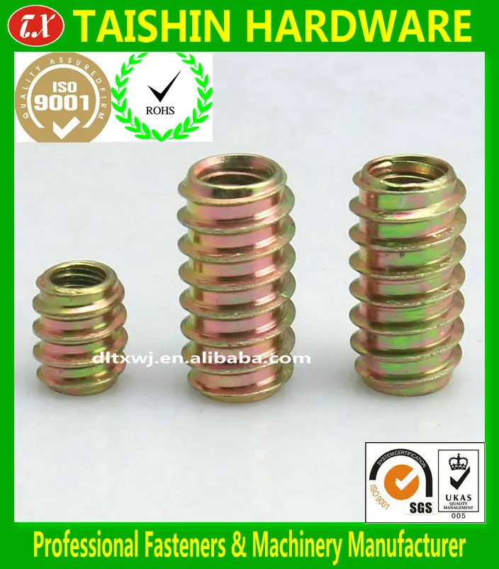 Galvanized Colored Internal & External Hollow Thread Insert Screw - Buy ...
