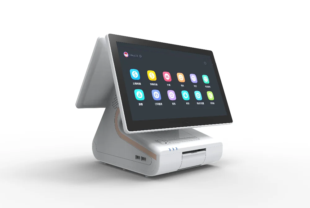 All in One Touch Dual Screen Android Windows POS Terminal