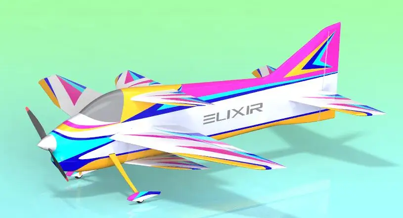 Elixir F3a Elixir 170 Electric For Rc Model Airplane Radio Control ...