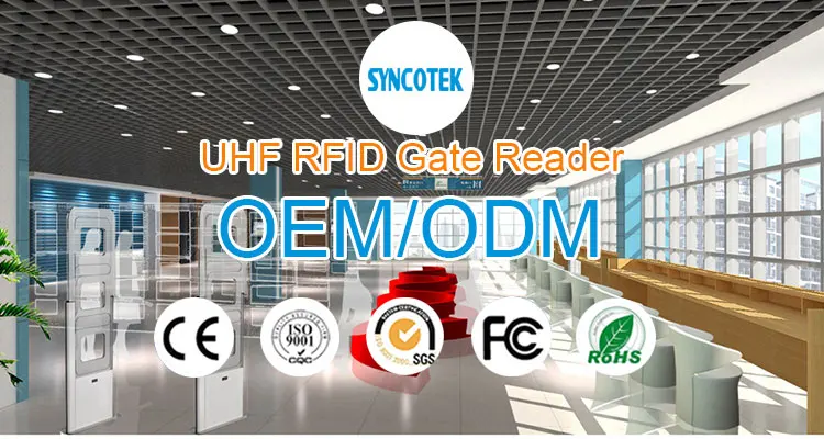 Security Scanner Uhf Rfid Automatic Gate Systems Library Security Gate ...