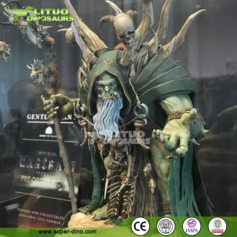 Movie Warcraft Character Life Size Guldan Grp Statue - Buy Grp Statue ...
