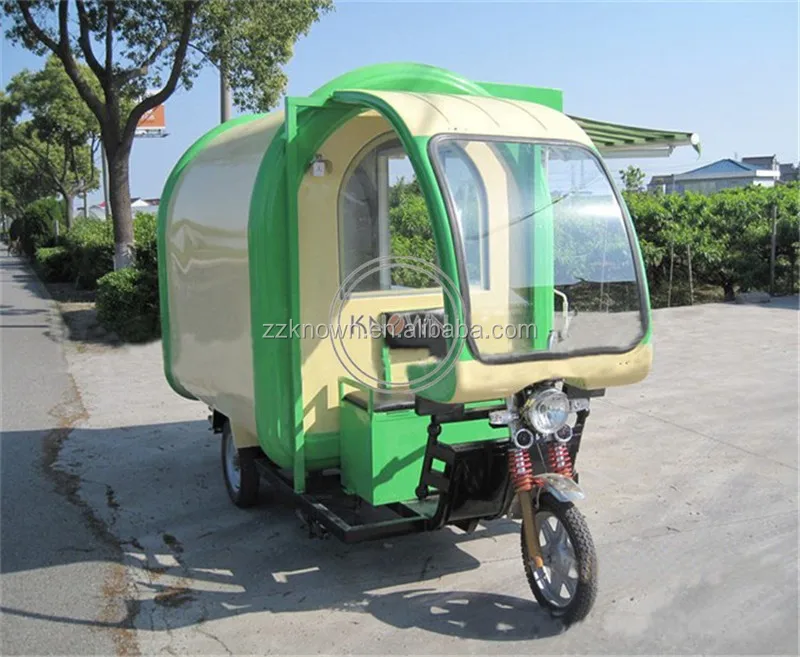 OEM Street Kitchen Electric BBQ Tricycle Mobile Food Cart