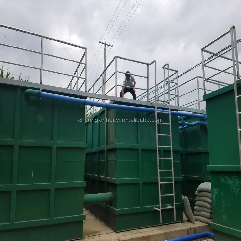 Compact Sewage Treatment Plant With Activated Sludge Process Technology ...