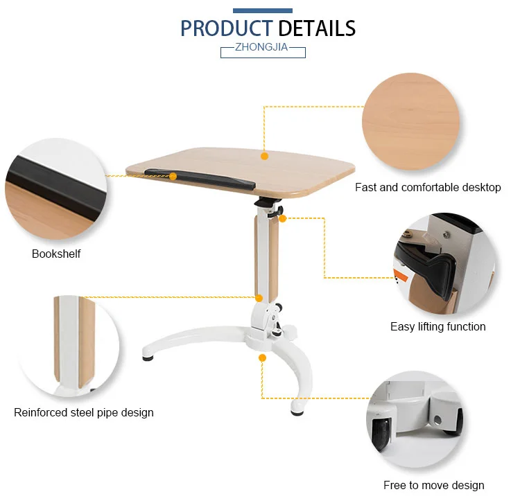 Adjustable Mobile Recliner Laptop Computer Table Stand - Buy Laptop ...