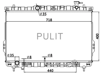 Car Radiator And Auto Radiator For Santafe 2.4 25310-26050 - Buy Car ...