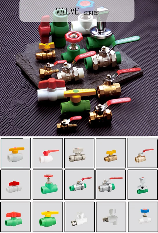 Ce Approved Ppr Pipe Fitting Ppr Cock Valve Ppr Conceal Valve Stop ...