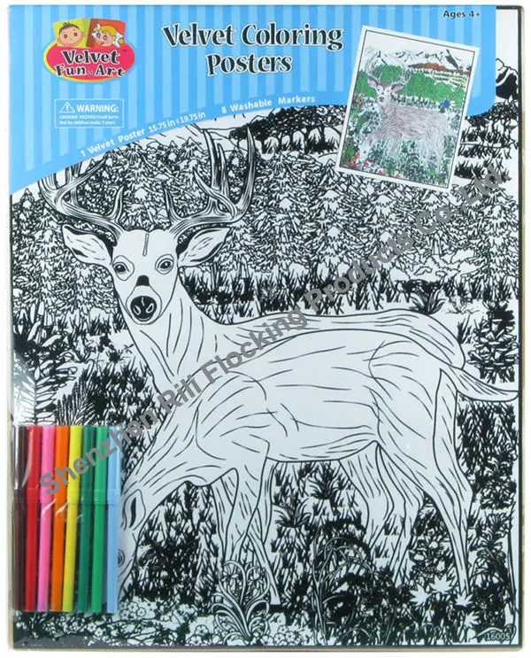 Velvet Coloring Poster Layouts Ideas for Valentine's Day