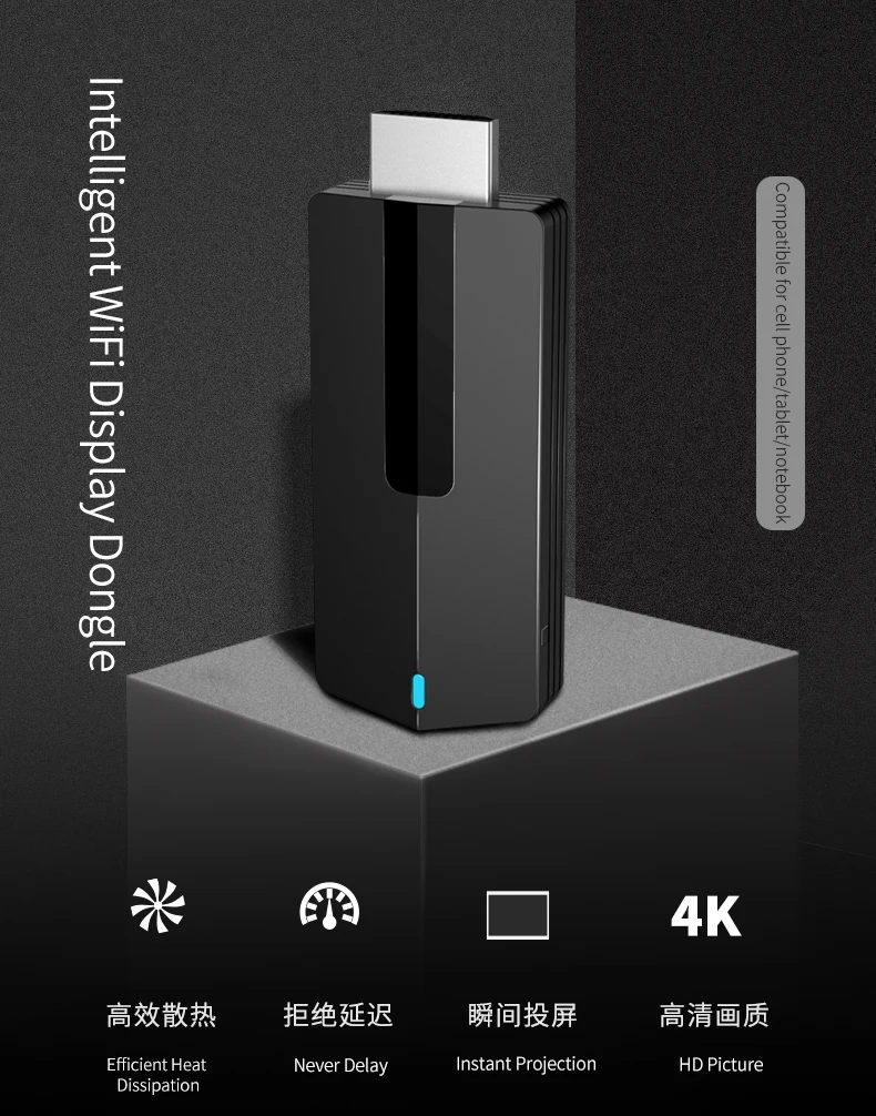 K9 Wireless Hd Tv Stick 4k Miracast Dlna Airplay Anycast Wifi Display ...