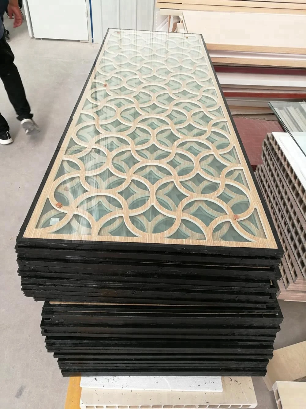 WPC Glass Sliding Door - Minimalist Design & Durability