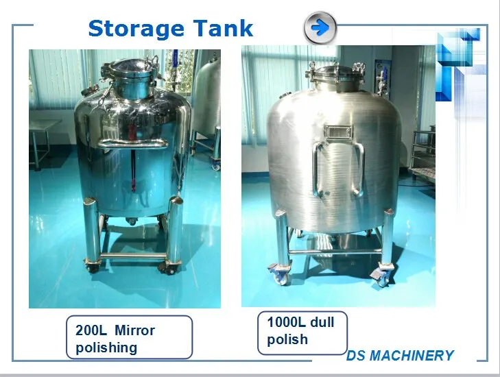 Stainless Steel Storage Liquid Soap Detergent Shampoo Holding Tank ...