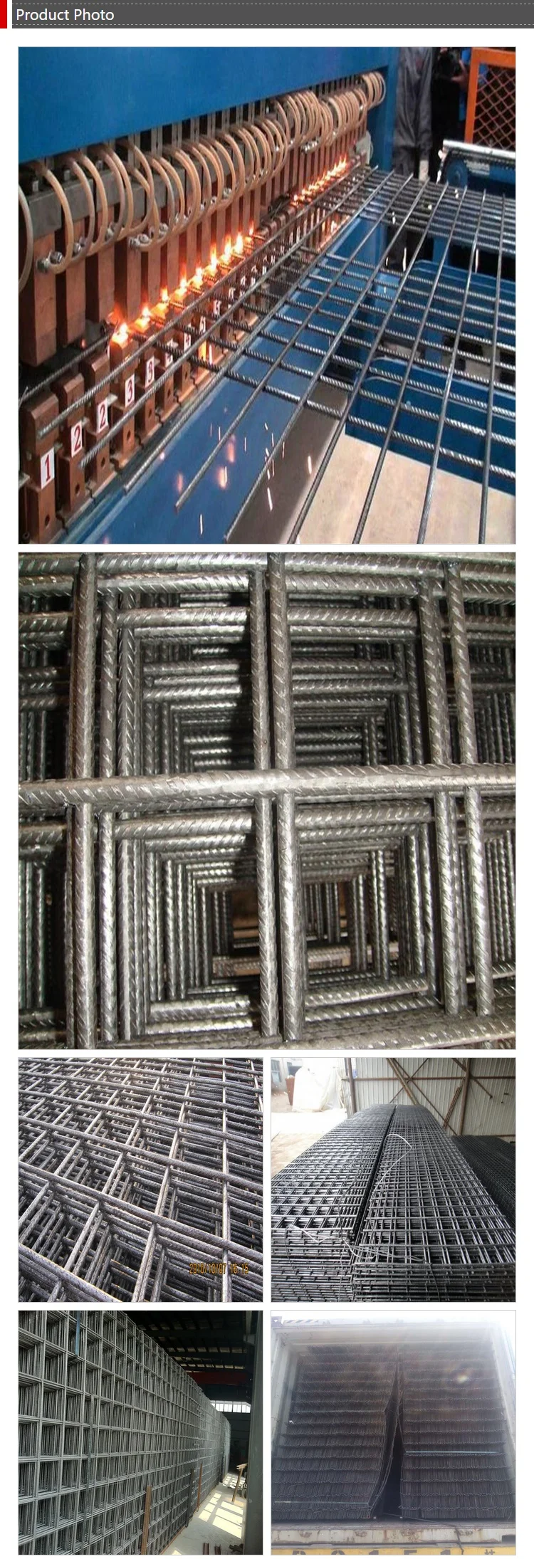 A142 A143 A192 A252 A393 100x100 10mm 12mm Steel Bar Welded Mesh ...