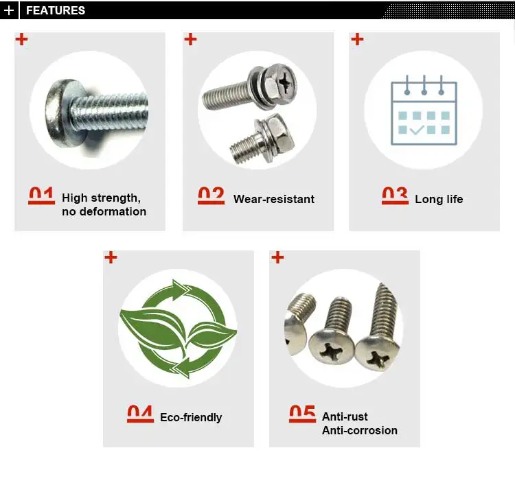 Buy bulk types of screws DIN7981Pan head self tapping screws with cross recessed