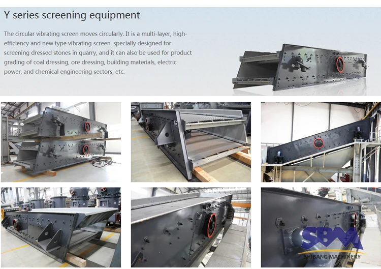 Sbm Widely Used Simple Structure Vibrating Screen For Antimony Price ...