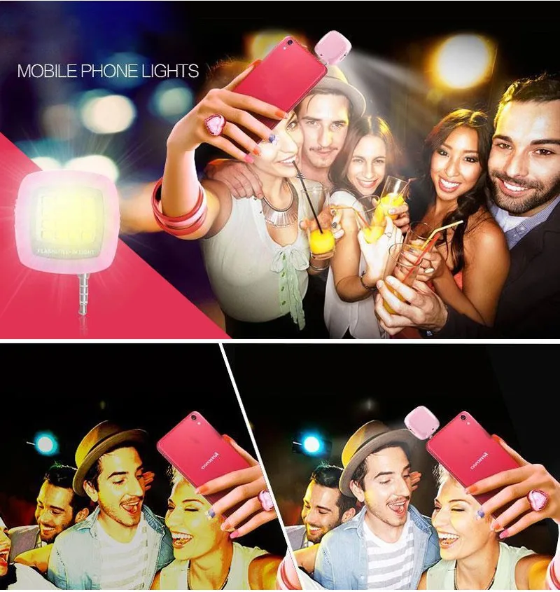 Factory Price Newest Phone Flash Light With 16 Led Mobile Phone Selfie ...
