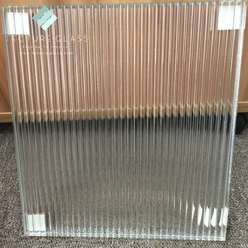Tecture 6mm Ultra Clear Reeded Glass Textured Glass For Windows And ...