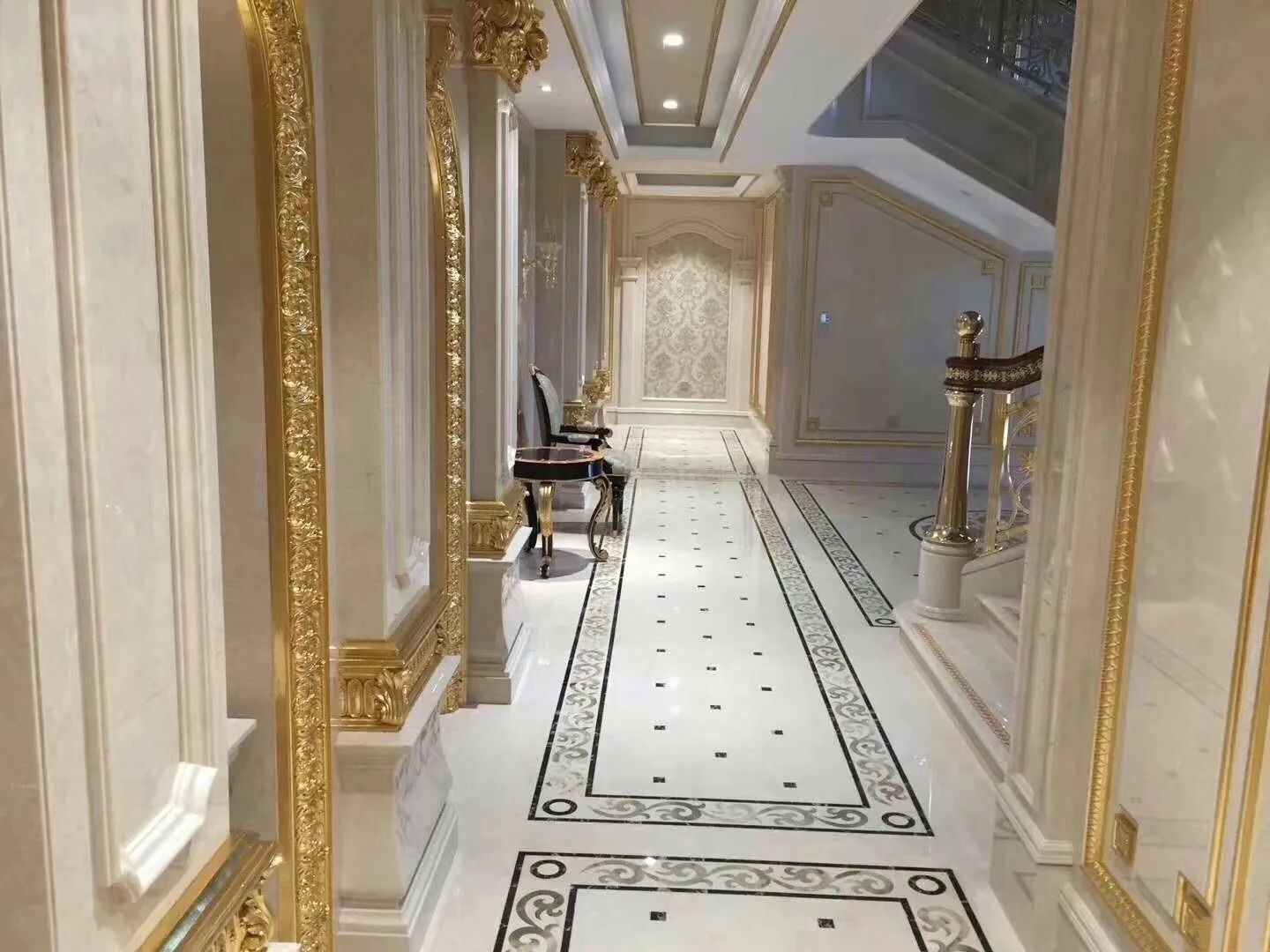 Prefab Marble Floor Medallion Pattern - High Quality