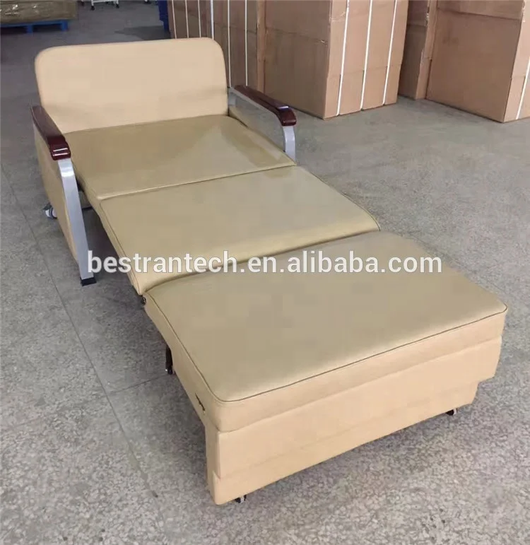 Bt-cn015 Folding Bedside Hospital Guest Bed Medical Office Patient ...