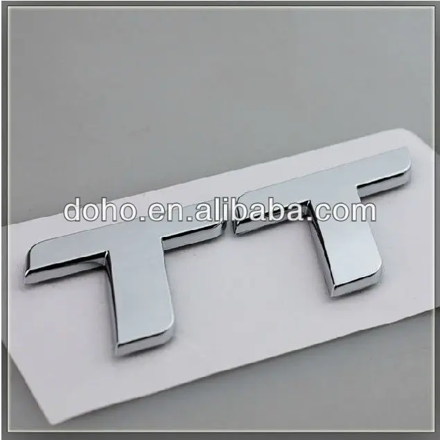 Custom Abs Chrome Car Emblems And Self-adhesive Chrome Car Logo Emblems ...