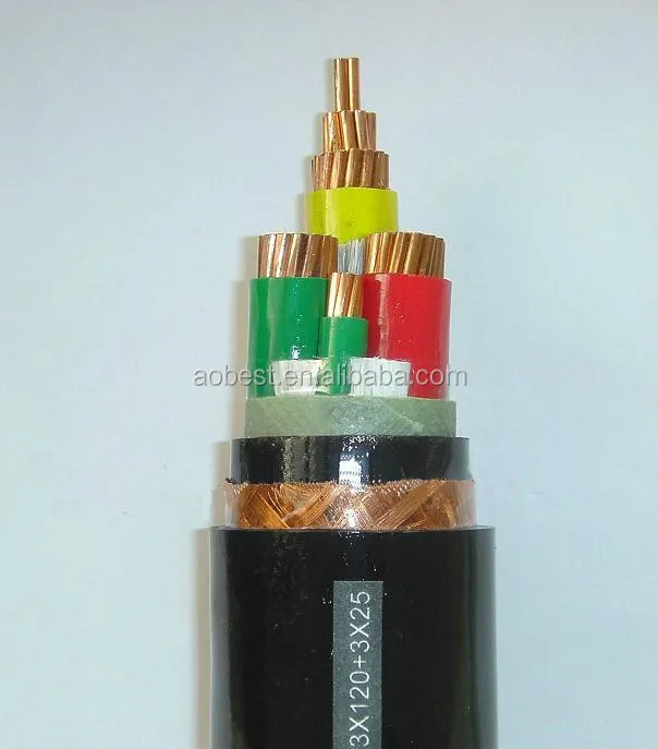 ZR-BPYJVP-0.6/1KV Frequency Converter Cable - 3x150+3x25