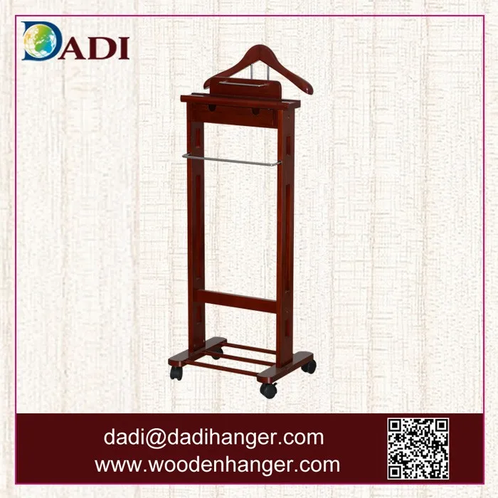 High Quality Katus Wooden Suit Hanging Stand for Hotels