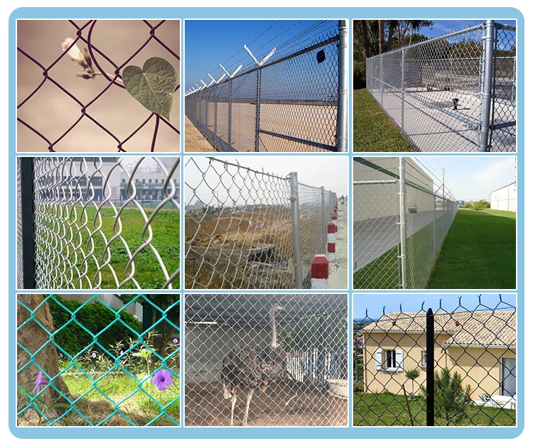Mesh Structure Concise 1 Inch Chain Link Fence Top Barbed Wire - Buy ...