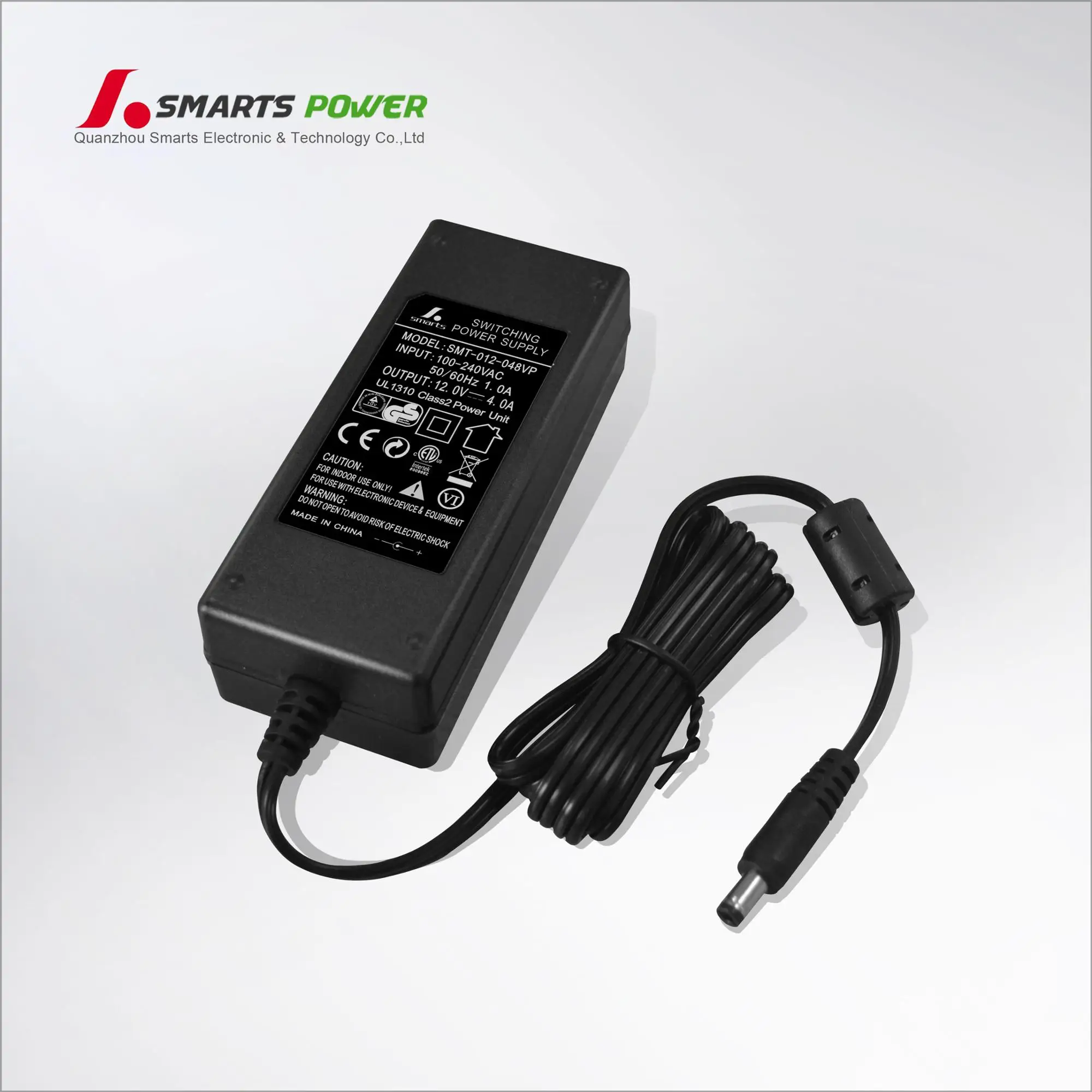 Intertek 12 Volt 3 Amp 36 Watt Power Supply 120v Ac To 12v Dc Power ...