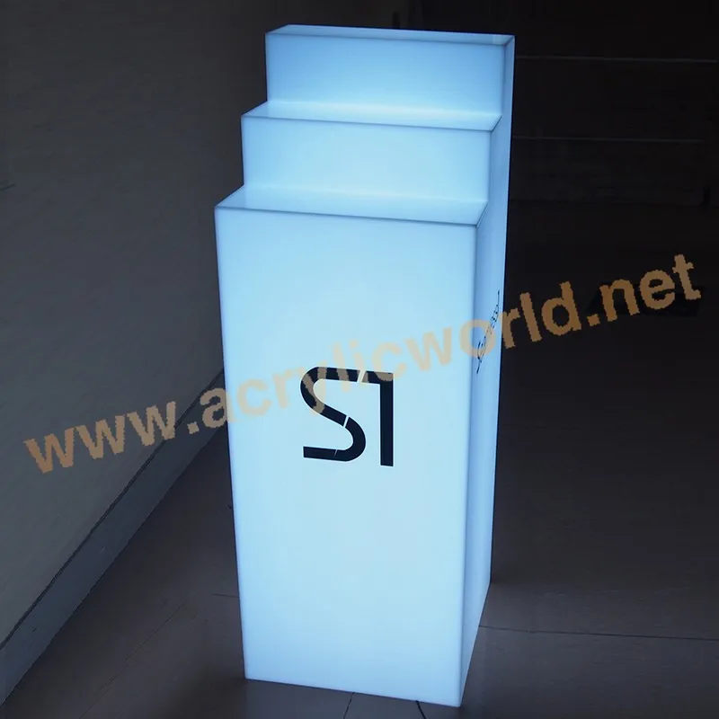 Acrylic light stand/Acrylic LED light Stand/Acrylic LED standee ...